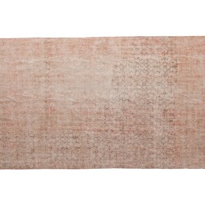 Handmade Pink Rug, Faded Rug, Dining Table Rug, Floral Rug, Distressed ...