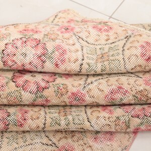 Pastel Rug, Flower Pattern Rug, Antique Rug, Pretty Rug, Turkish Rug ...