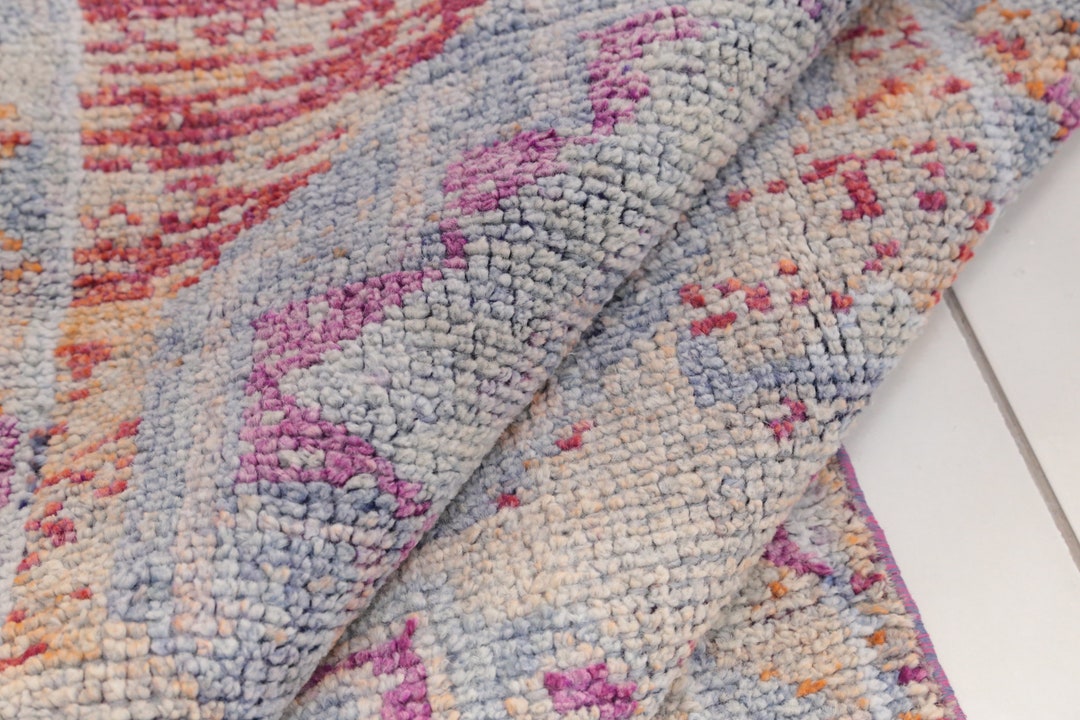 Pastel Rug, Ethnic Rug, Aisle Rug, Herki Runner Rug, Long Size Rug ...
