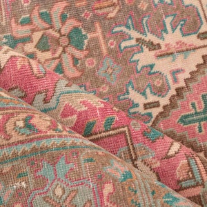 One of a Kind Rug, Handmade Vintage Rug, Turkish Area Rug, Oushak Boho ...