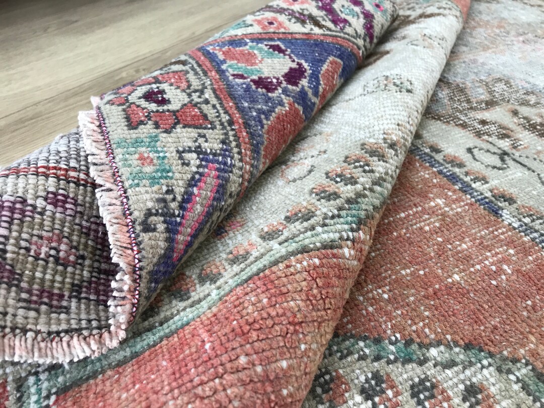 Soft Color Rug, Handmade Wool Rug, Lounge Rug, Entry Rug, Botanic Rug ...