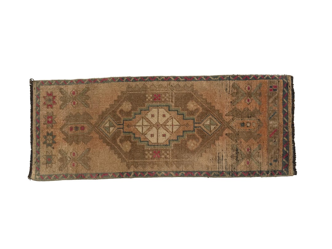 Traditional Small Rug, Wool Jute Rug, Authentic Rug, Vintage Rug ...