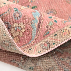Oversize Pink Rug, Antique Oushak, Living Room Rug, Turkish Area Rug ...