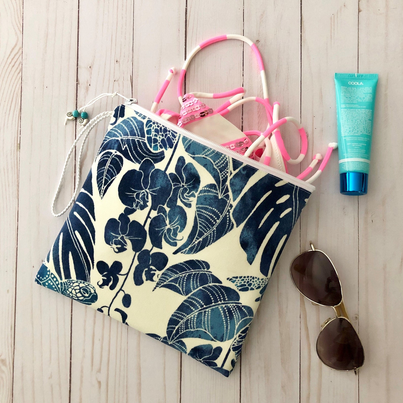 Wet Bag / Waterproof Bag / Swim Bag / Bikini Bag - Etsy