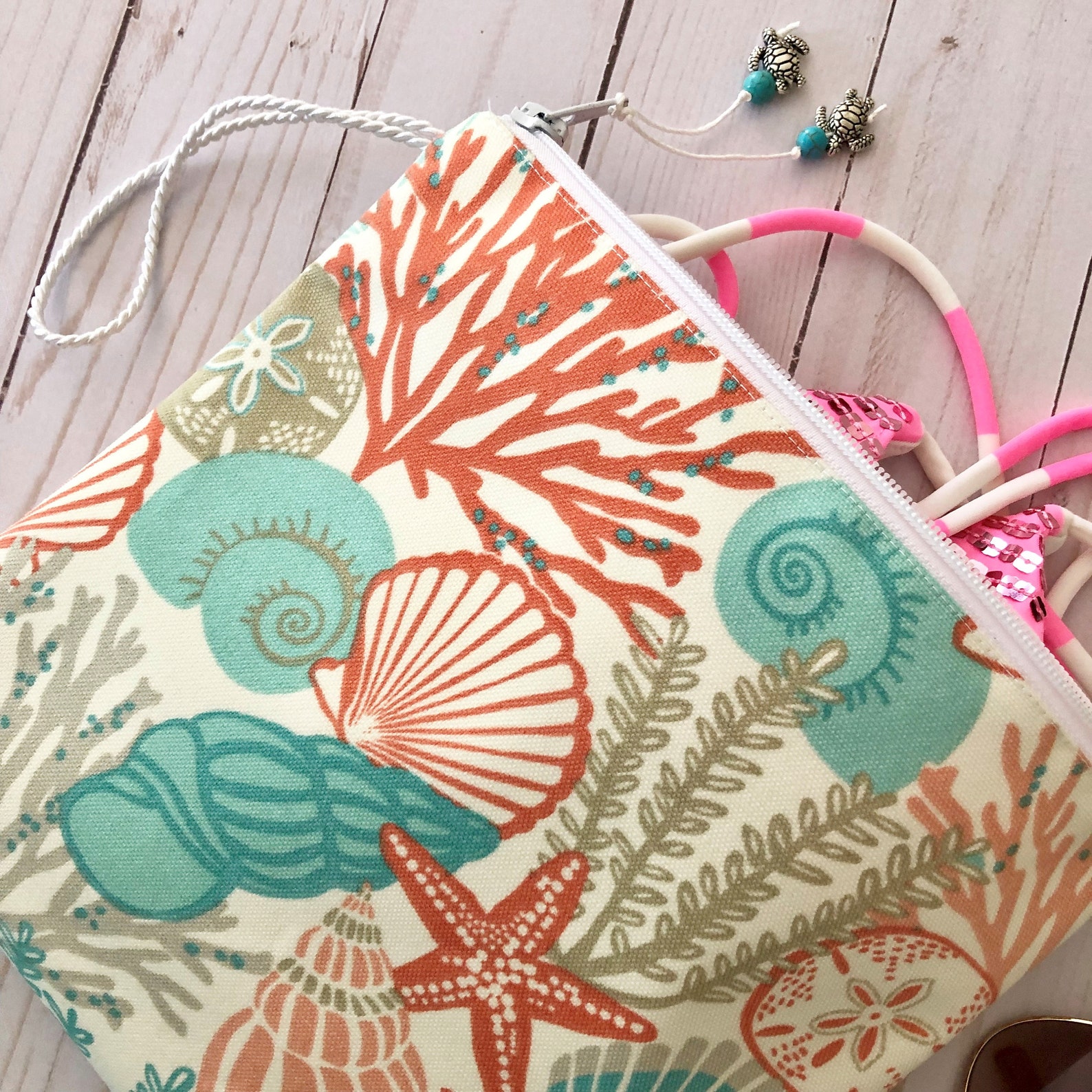 Water Resistant Bikini Wet Bag / Swim Bag | Etsy