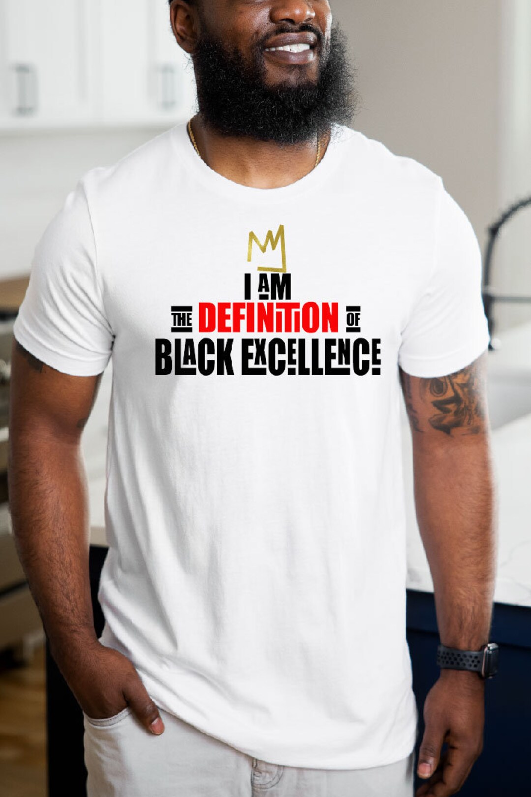 I AM the Definition of Black Excellence Tee - Etsy