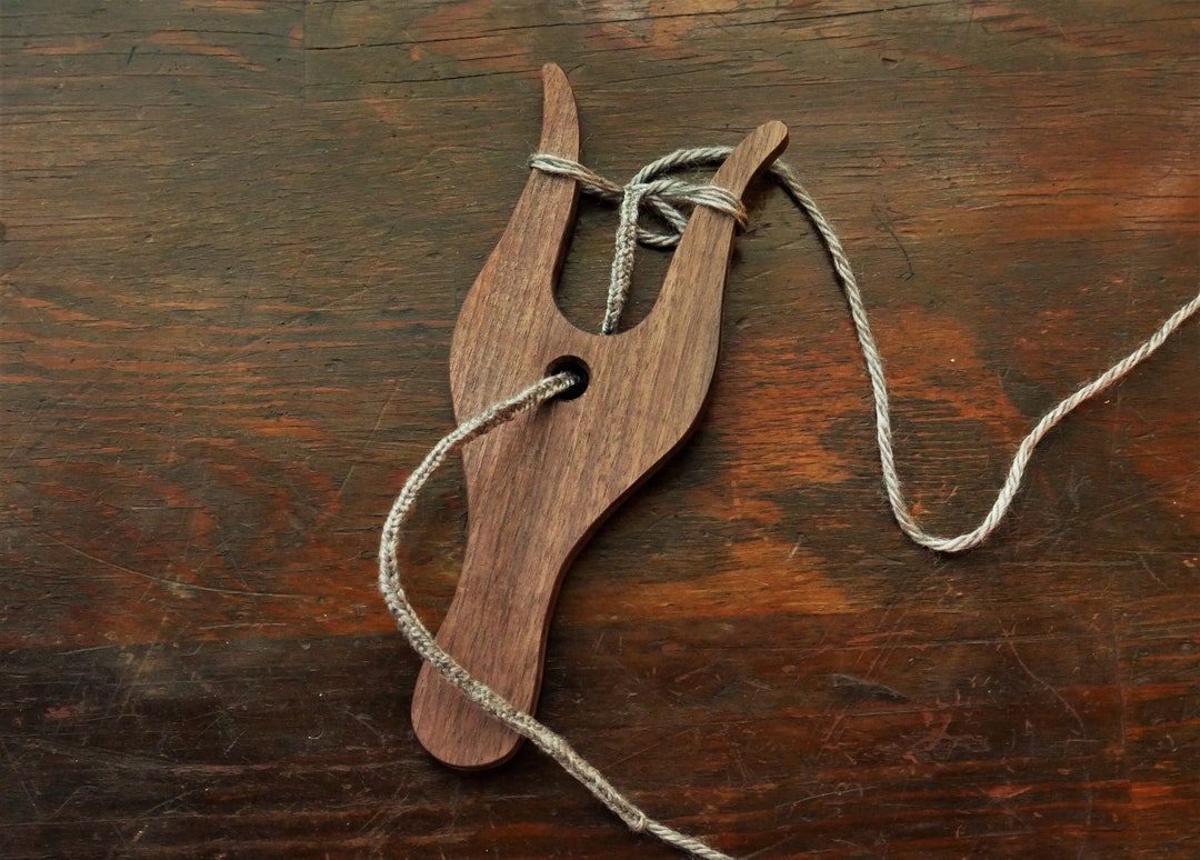 Handmade Walnut Wood Lucet Cord Making Loom With Handle 18th Century ...
