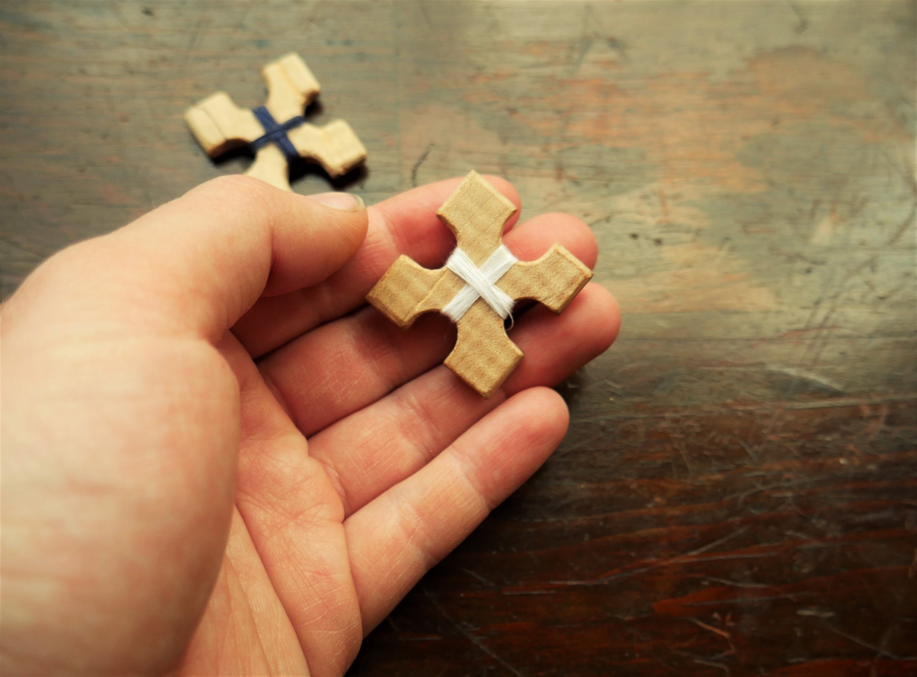 Set of 2 Handmade Wooden Thread Winders 18th Century - Etsy