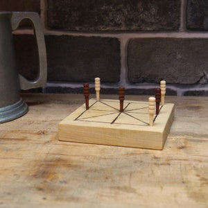 Three Men's Morris a 18th Century Board Game - Etsy