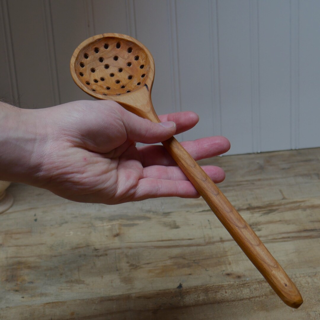 Hand-carved Wooden Skimmer Spoons 18th Century Reproduction - Etsy