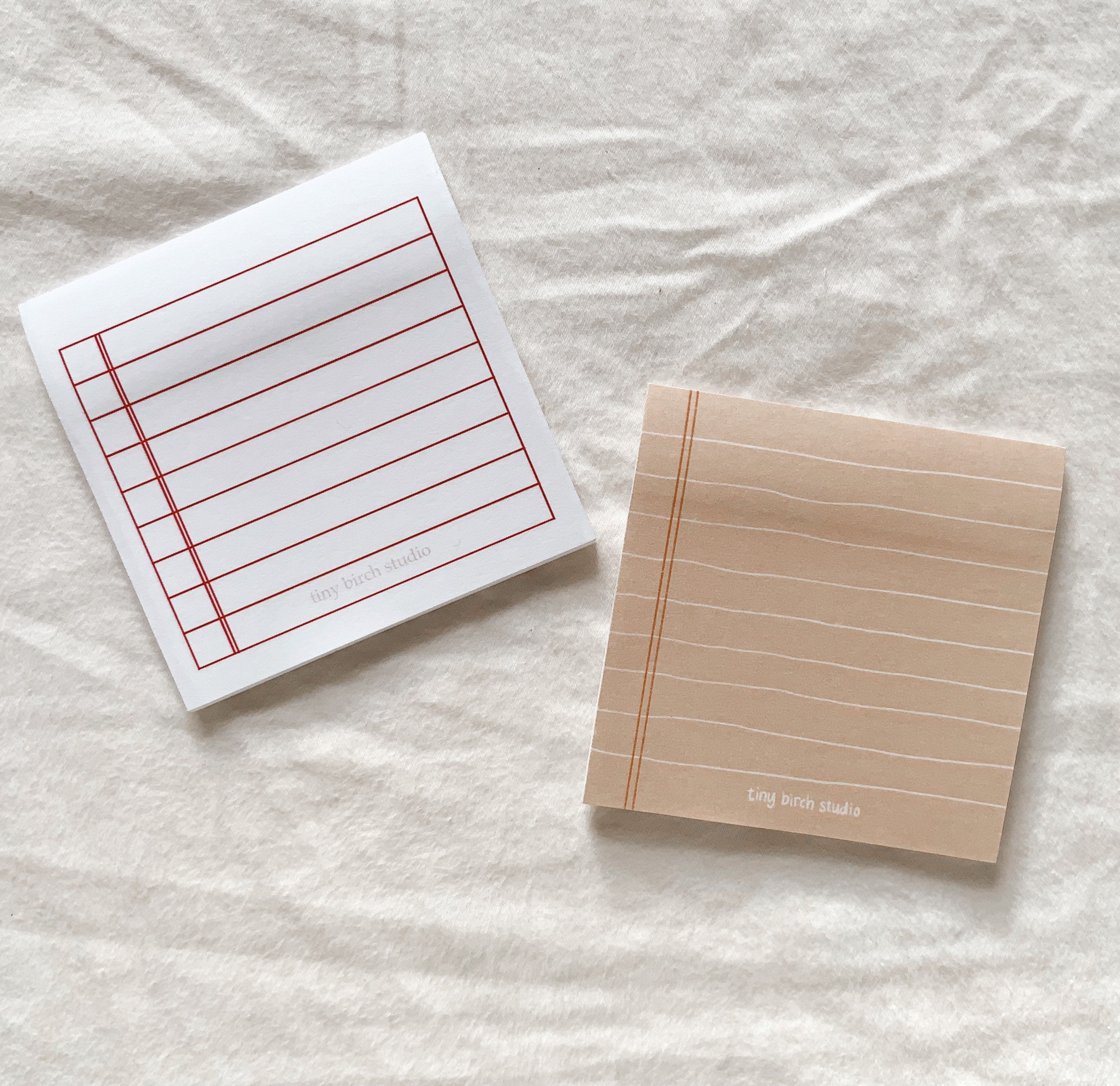 Red Checklist Functional Sticky Notes 3x3 In. | Etsy