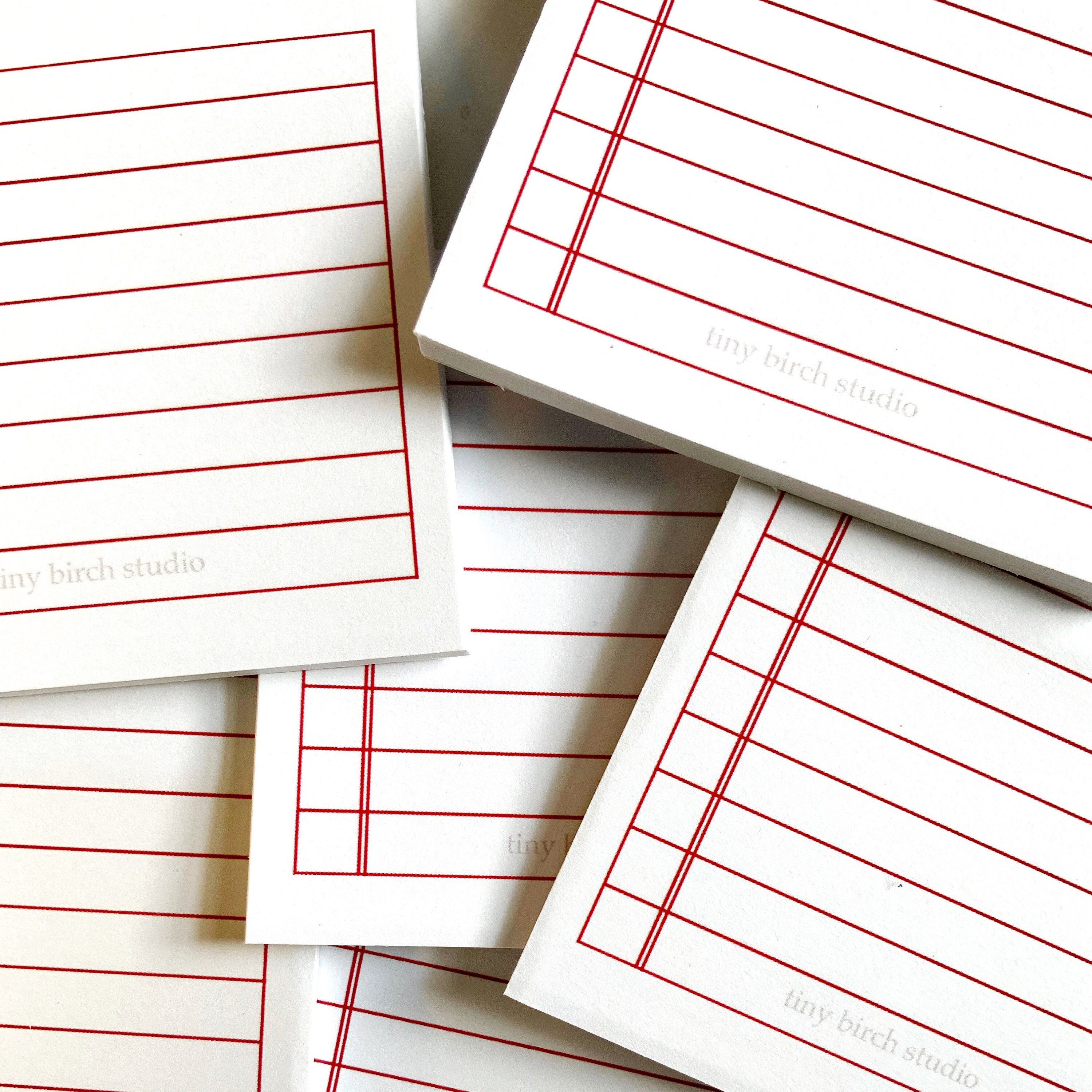 Red Checklist Functional Sticky Notes 3x3 In. | Etsy