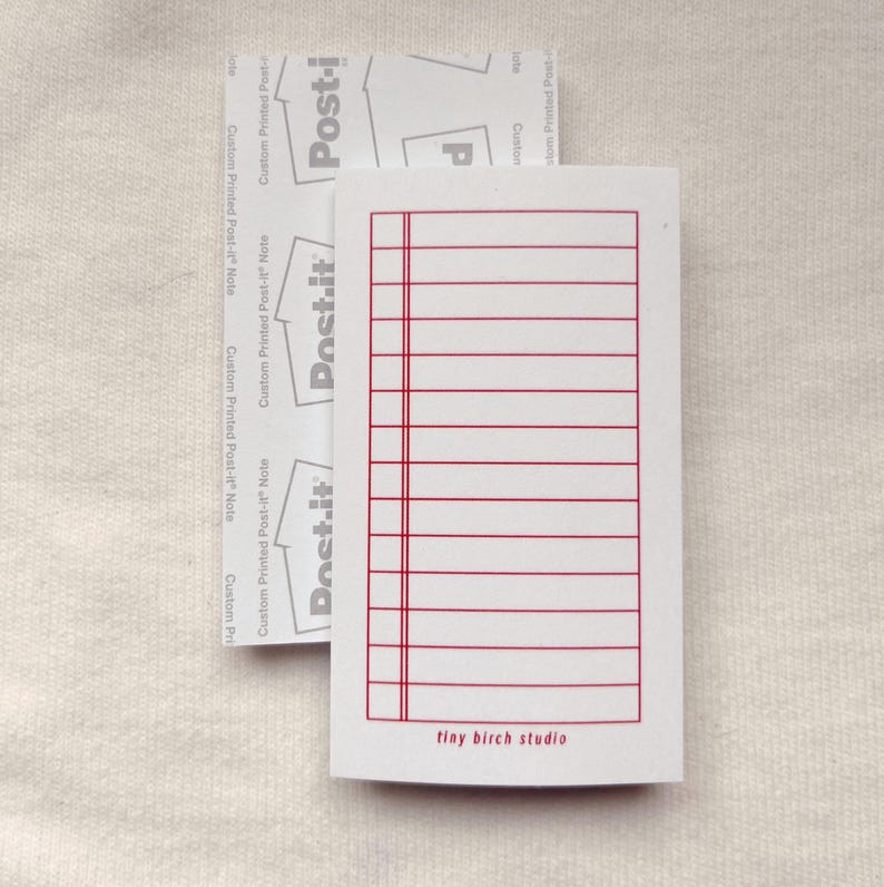 SLIM Checklist | Functional Sticky Notes | 3.75x2.25 In. - Etsy