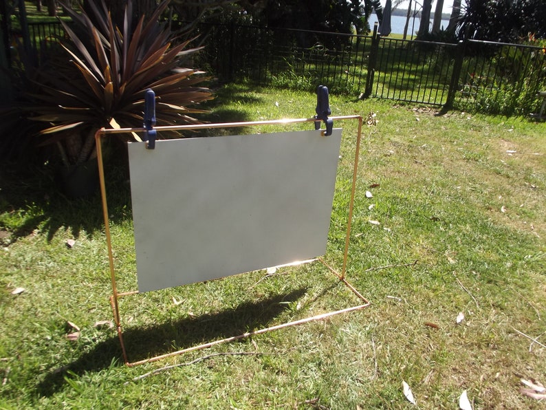 Rustic Bespoke Handcrafted Copper Pipe Easel – A1 WIDE - Etsy Australia