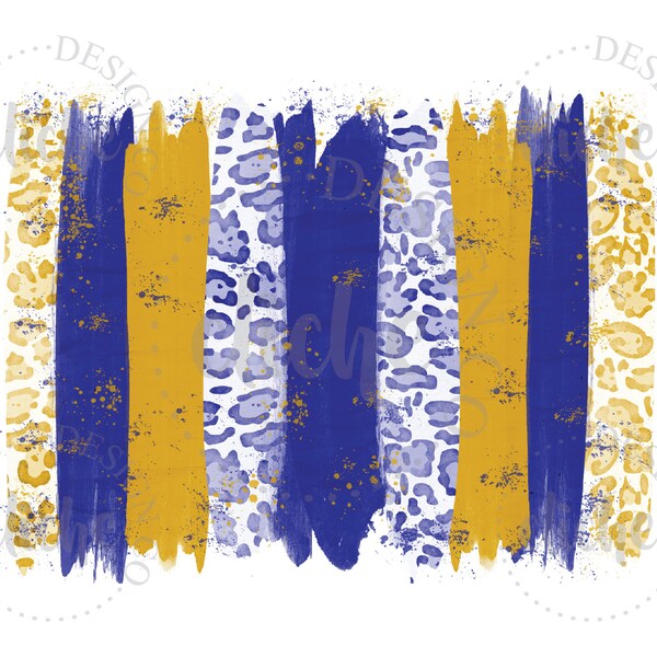 Blue and Yellow - Etsy