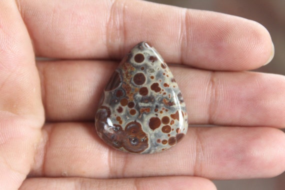 Natural Asteroid Jasper Pear Shape Cabochon Asteroid Jasper - Etsy