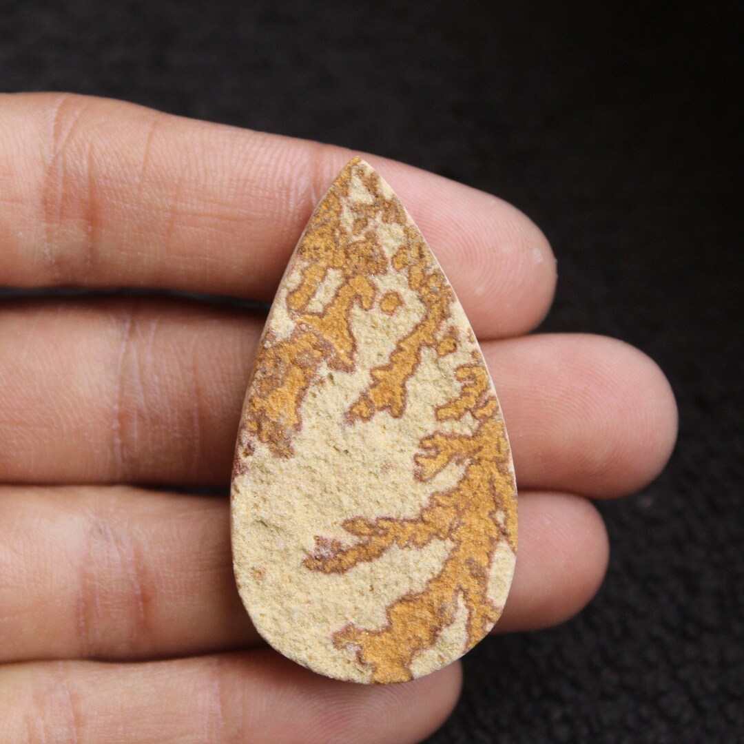 Psilomelane Dendrite Stone Pear Shape Druzy Psilomelane - Etsy