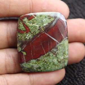 Dragon Blood Jasper Rectangle and Pear Shape Cabochon, Dragon Blood ...