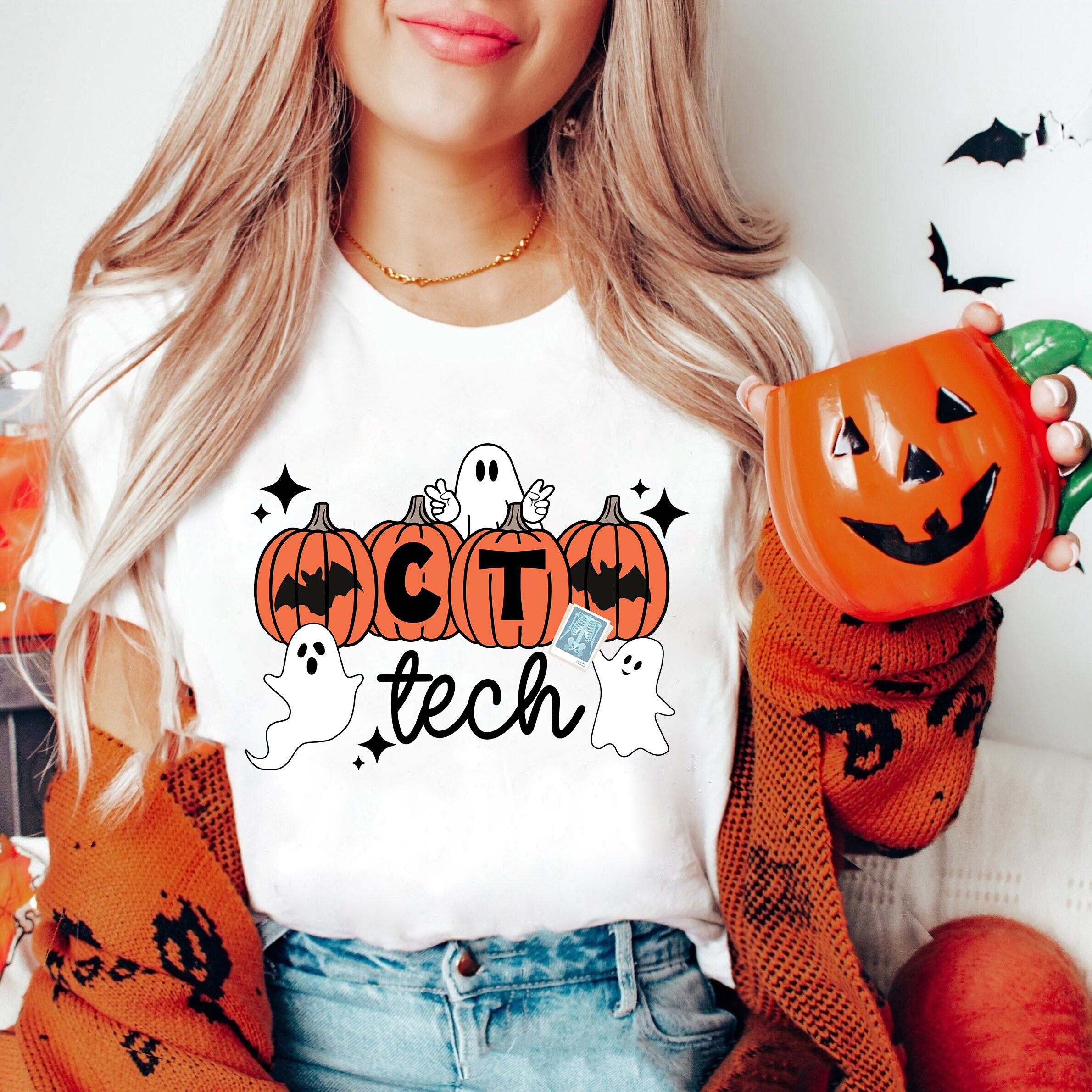 Halloween CT Tech Png, CT Tech Halloween Png, One Spooky Computed ...