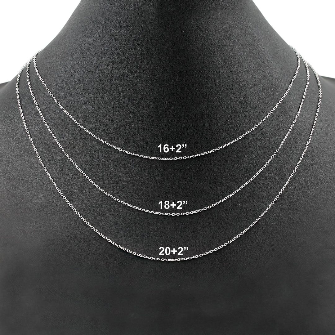 925 Sterling Silver Anchor Chain, Handmade 3.5mm Anchor Chain Necklace ...