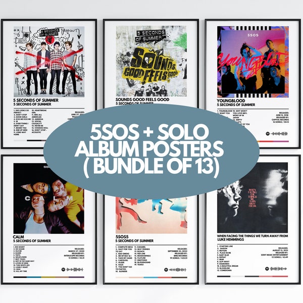 5 Seconds of Summer - Etsy