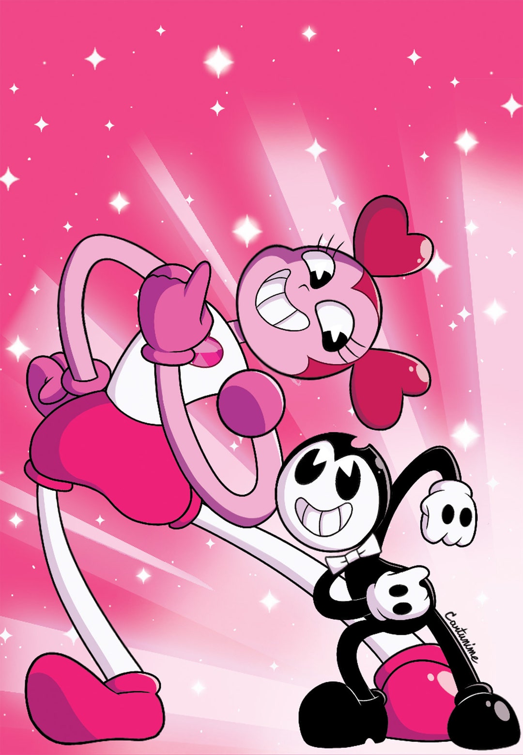 Spinel and Bendy Print - Etsy