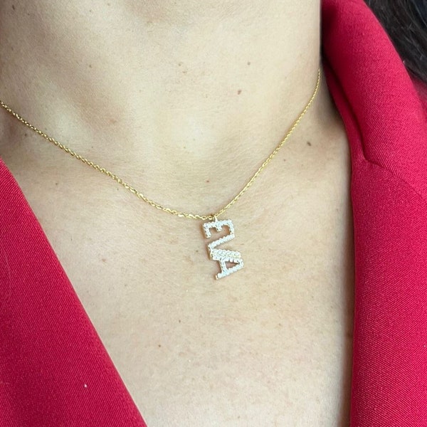 Diamond Name Jewelry - Etsy