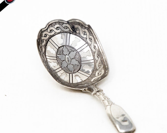 Antique Sterling Silver Caddy Spoon - 1814 Hallmark - Georgian - Joseph ...