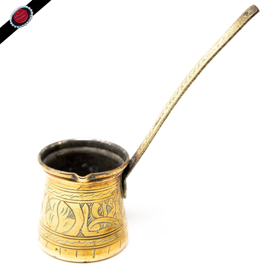 Victorian Antique Brass Milk Ladle With Tin Lining Long Handle and ...