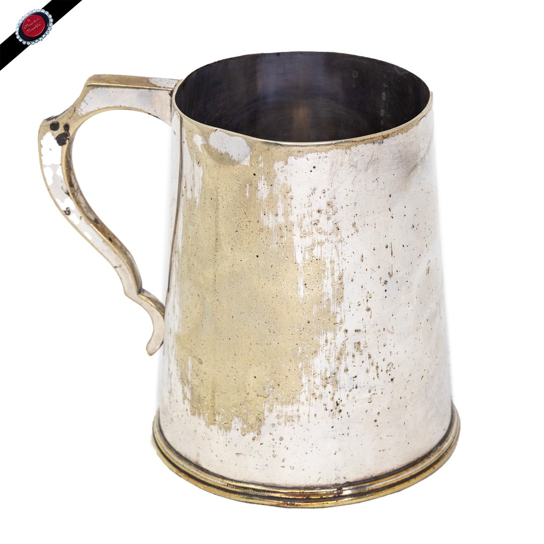 Victorian Silver Plated Tankard: Robert Pringle Antique Barware - Etsy