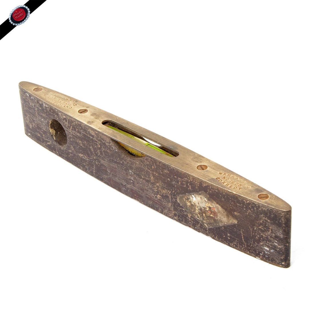 Vintage Rabone Brass & Wood Spirit Level: 1950s Collectible Tool - Etsy