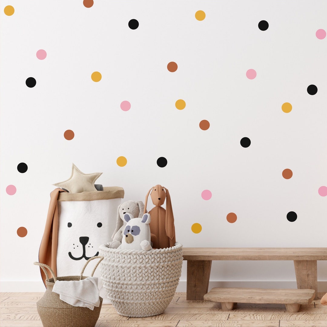 Polka Dot Spots Wall Stickers for Kid's Room, Nursery, Playroom, Spots ...