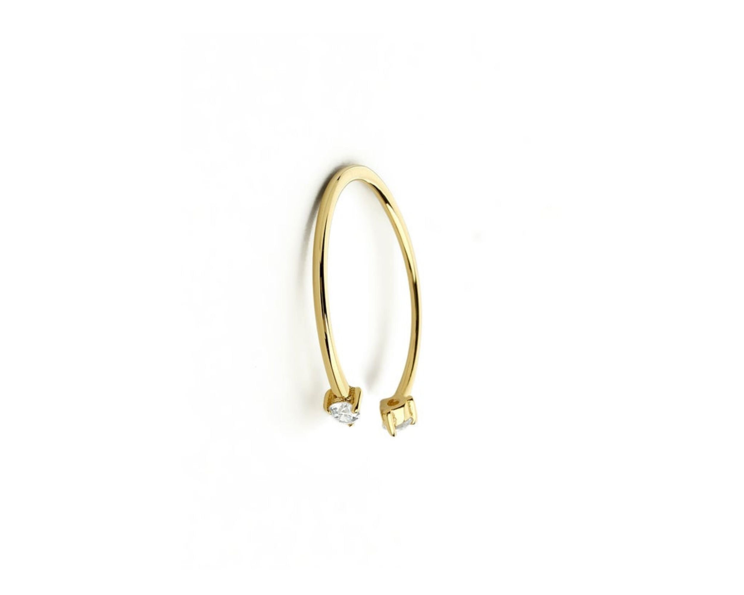 Open Band Ring Open Ring Gold Open Ring Dainty Ring Open Gold - Etsy UK