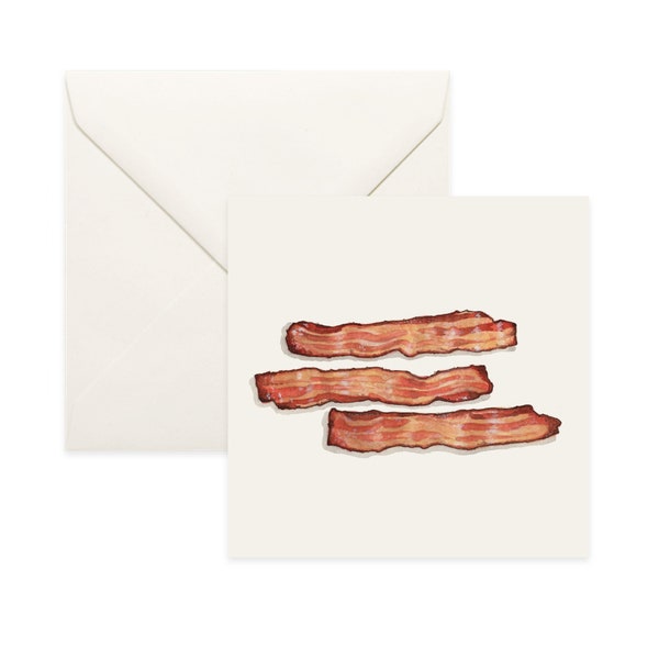 Bacon Birthday Card - Etsy