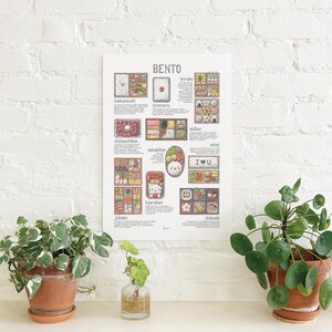Bento (boxes & Dishes): Poster / Japanese Boxed Lunch - Etsy
