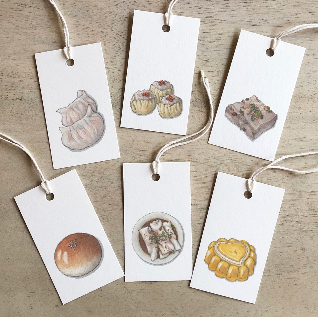 Dim Sum 01: Gift Tags / Tag / Party Favors / Birthdays / Brunch ...
