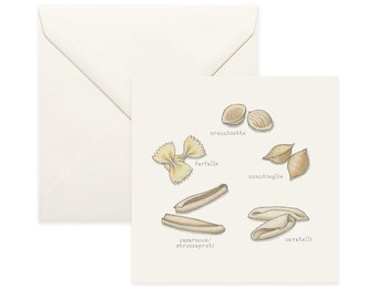 Thank You Pasta Card - Etsy