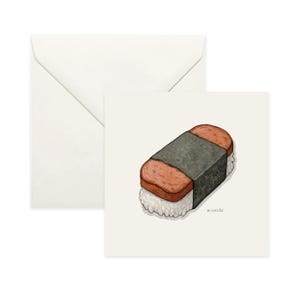 Musubi: Mini Cards Boxset / Gift Tags / Watercolor Illustration / Tiny ...