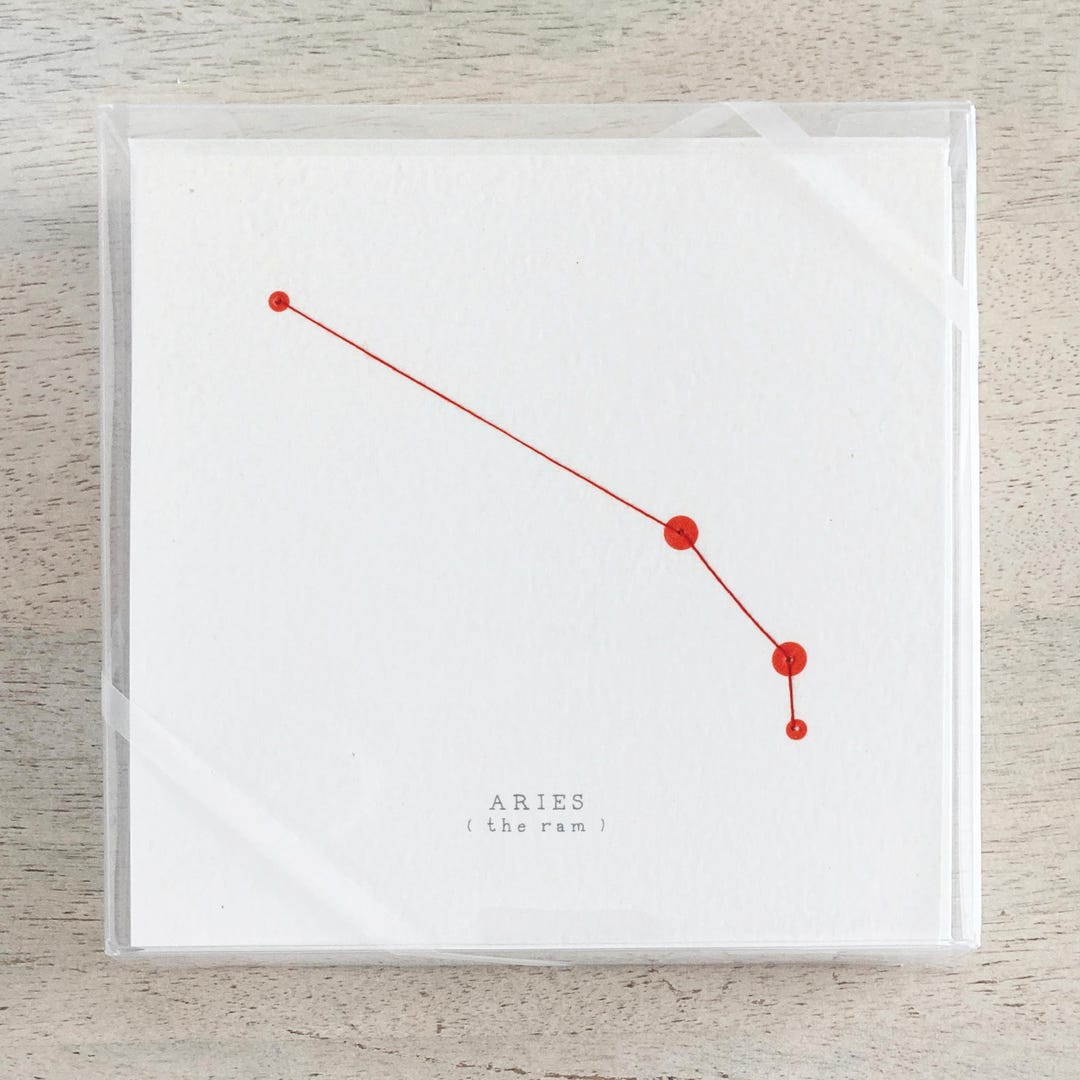 Zodiac Constellations: Box Set Cards - Etsy