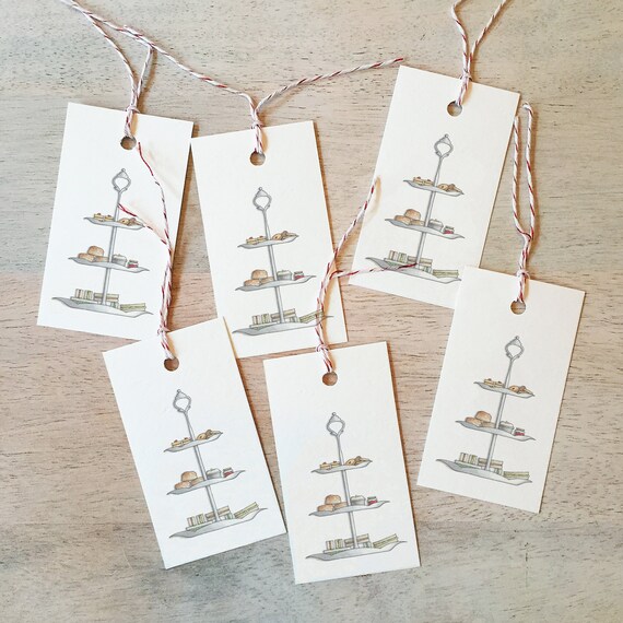 Afternoon Tea: Gift Tags / Parties / Birthday / Tea Party / - Etsy