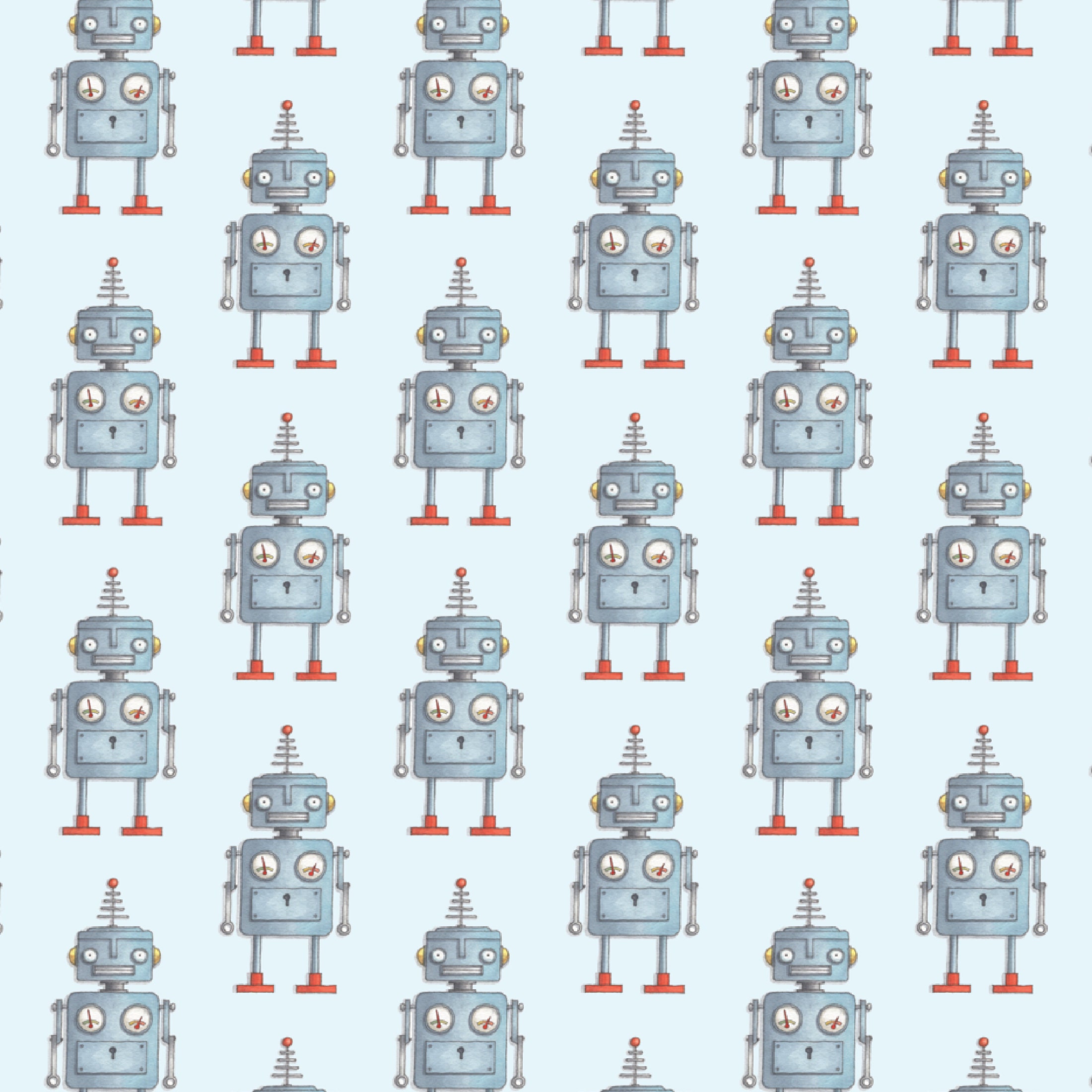 Robots: Gift Wrap Paper 13x19 Sheet / Birthday / Gifts / - Etsy