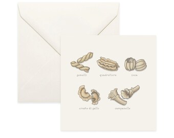 Thank You Pasta Card - Etsy