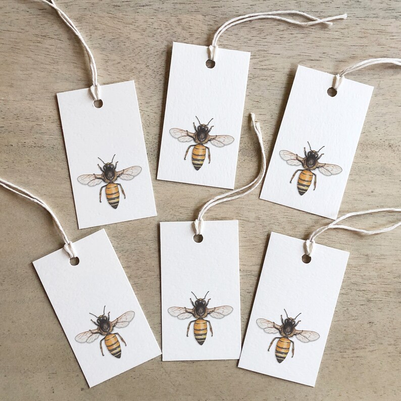 Honey Bee: Gift Tags - Etsy
