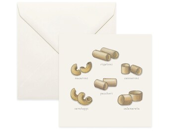 Thank You Pasta Card - Etsy