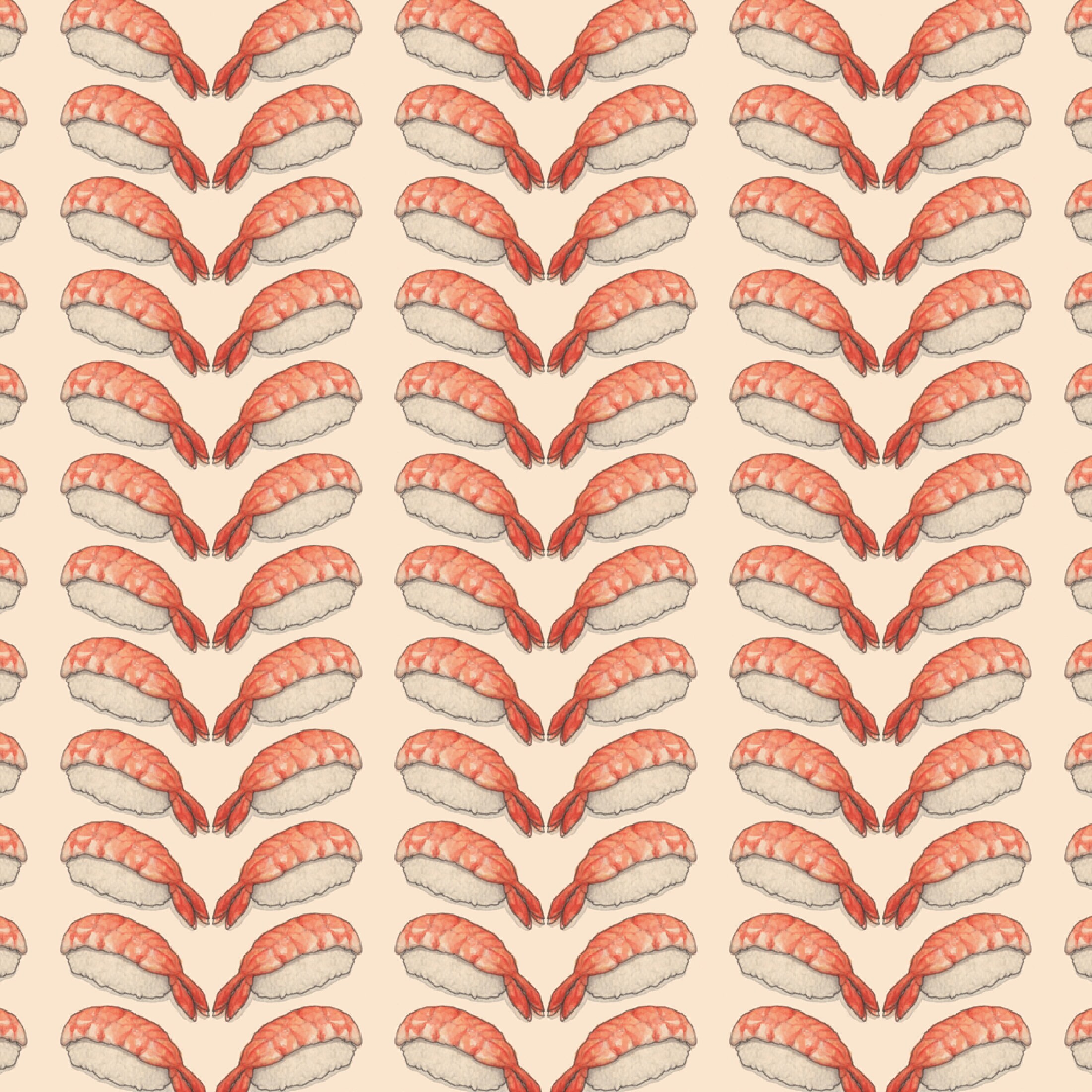 Sushi Nigiri : Gift Wrap Paper 13x19 Sheet / Birthday / - Etsy