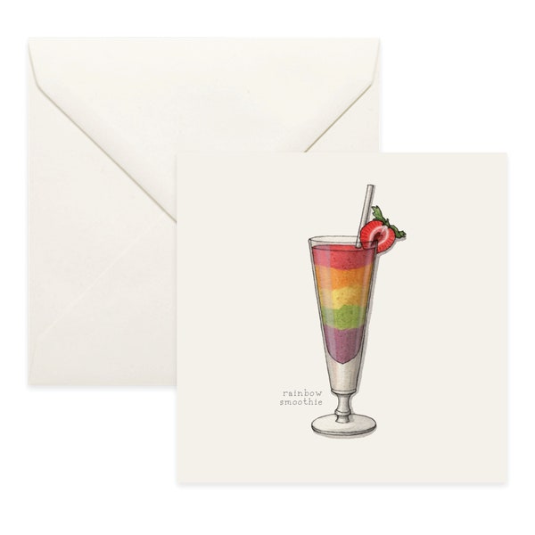 Smoothie Birthday Card - Etsy