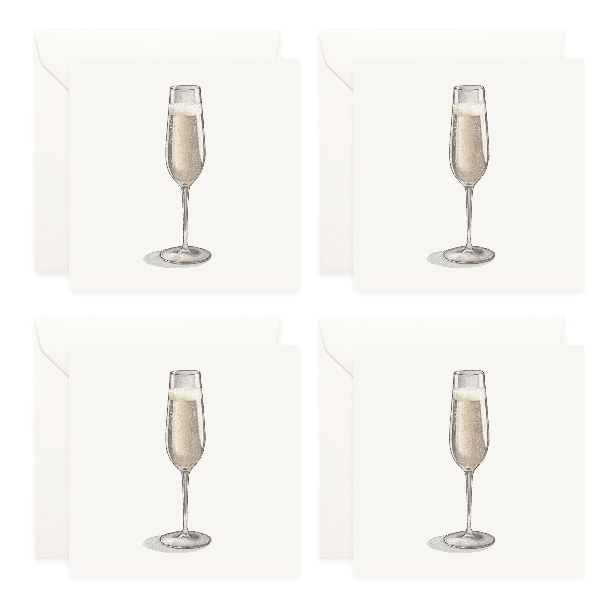 Champagne: Mini Cards Box Set - Etsy