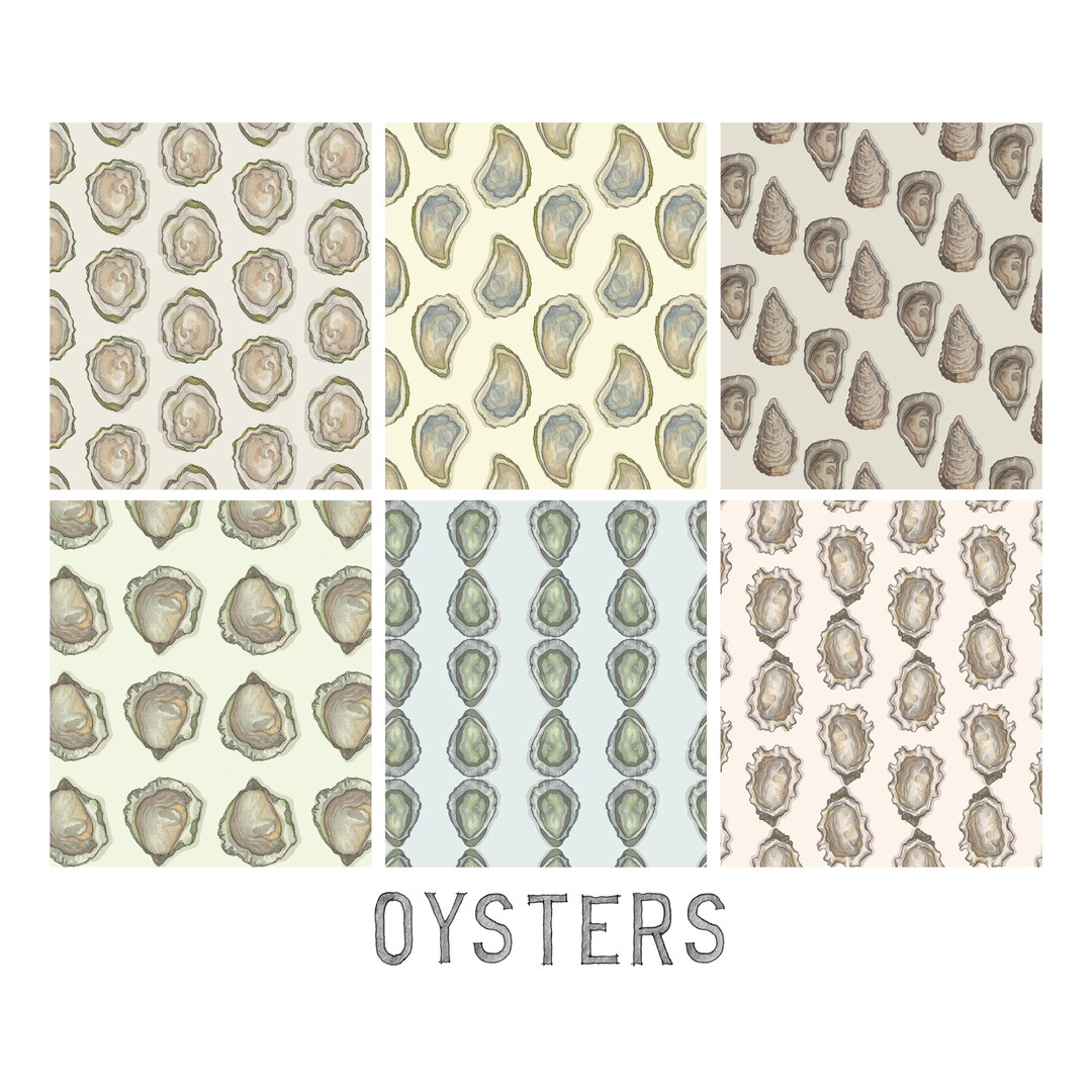 Oysters: Gift Wrap Paper 13x19 Sheet / Birthday / Parties / - Etsy