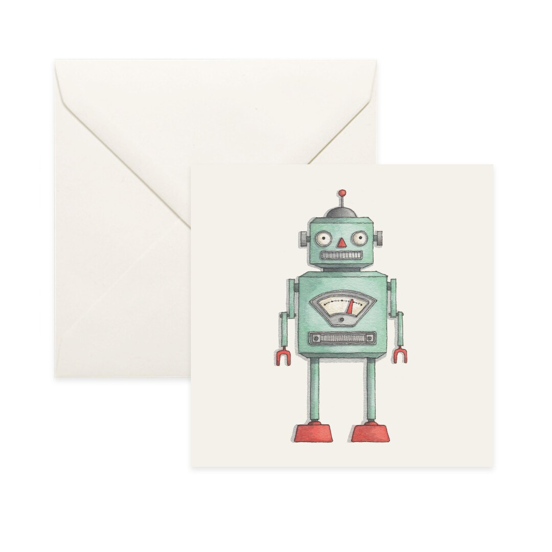 Robots: Cards - Etsy