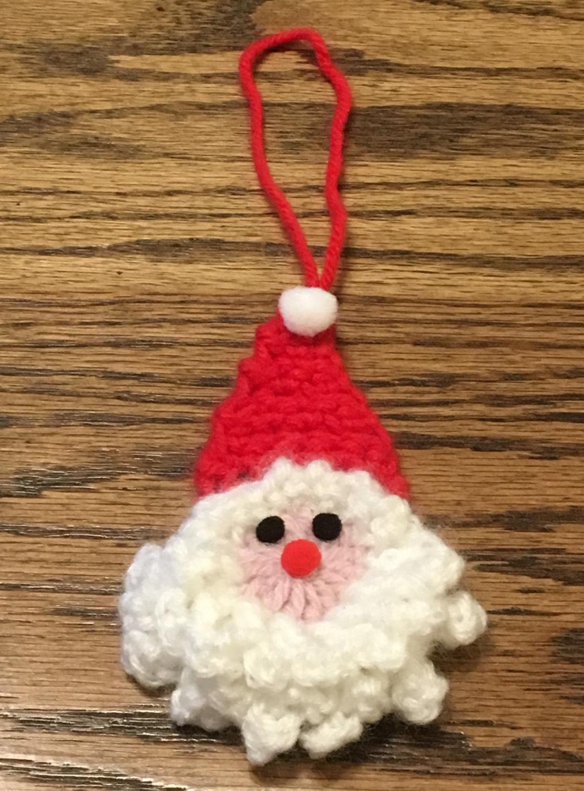 Crochet Santa" PATTERN Only", Santa Clause Ornament, Christmas Tree ...